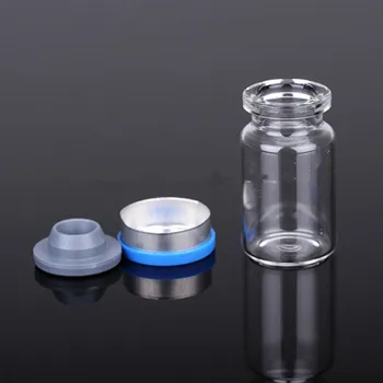 Glass Sterile Vacuum Vials With Closures And Flip Off Cap 10ml Size ...