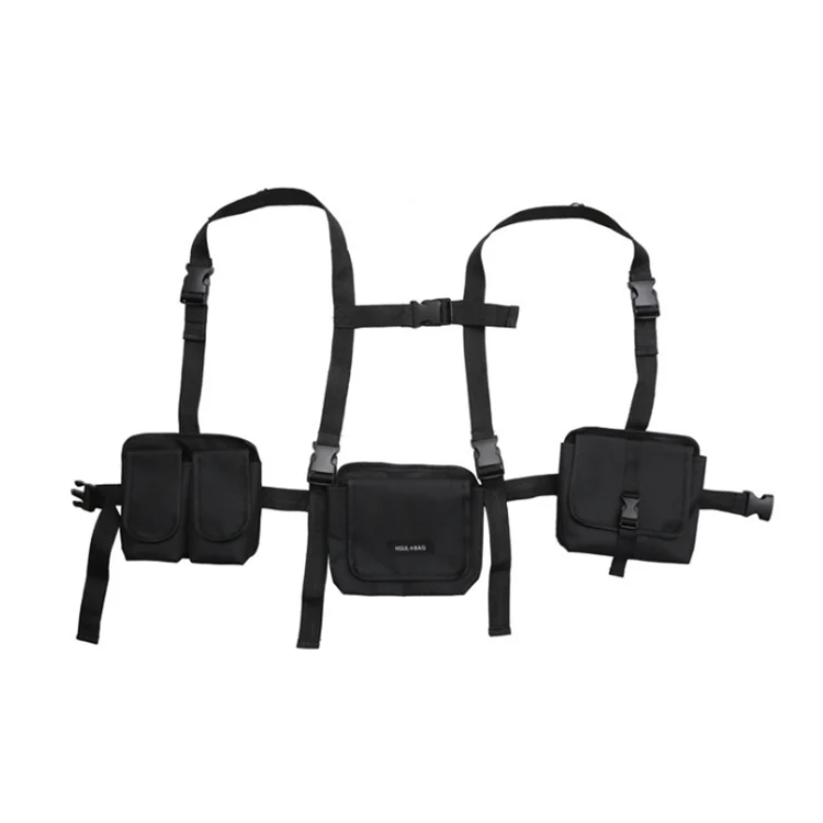 Colorful Fashion Tactical Men Women Fanny Pack Chest Rig Harness Bag ...