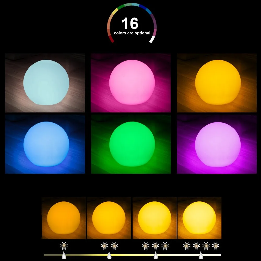 Glow in Night Color Changing Outdoor Waterproof Float Light LED Ball