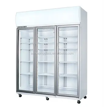 New Deep Transparent Freezer Glass/mini Fridge Cabinet Glass Door For ...
