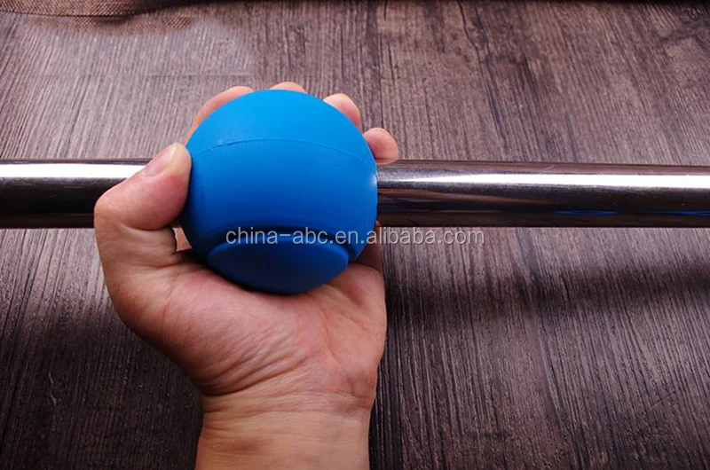 Spherical Silicone Barbell Dumbbell Grip For Gym Fitness Blue ...