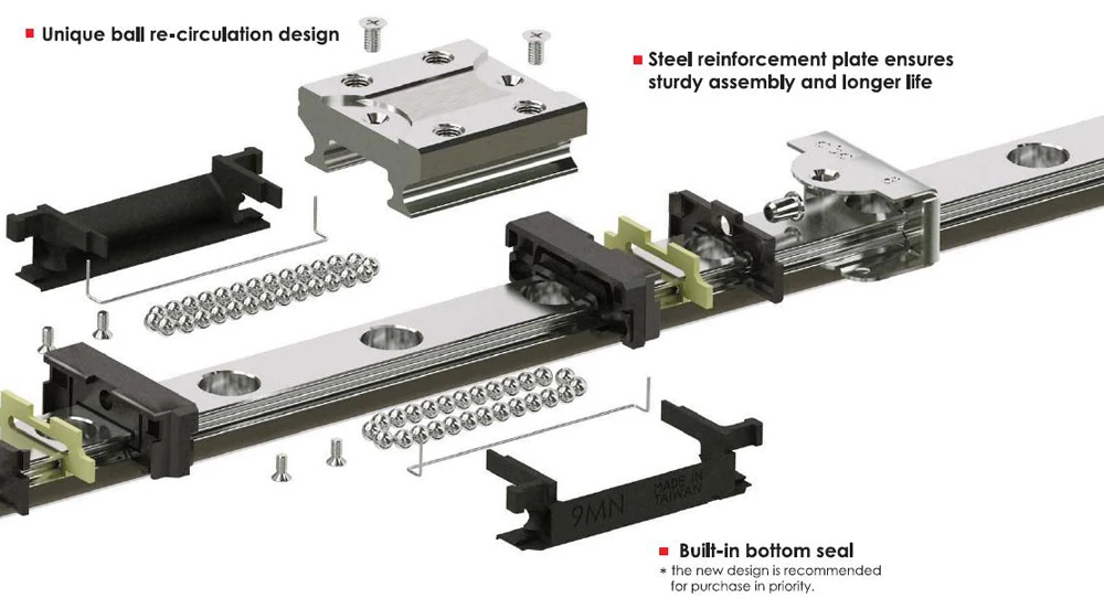 Original Taiwan V Groove Linear Guideway Hr20fn Cpc - Buy V Groove ...