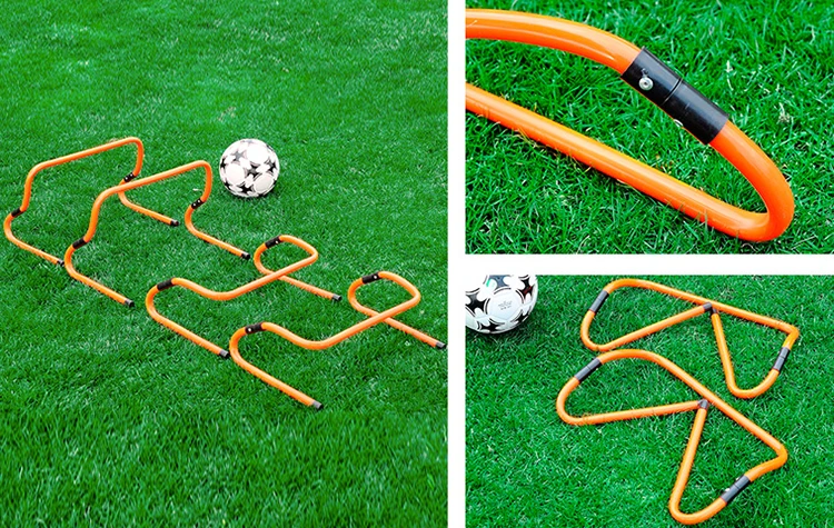 Speed Training Agility Hurdles - Adjustable Soccer Mini Hurdles for Kids