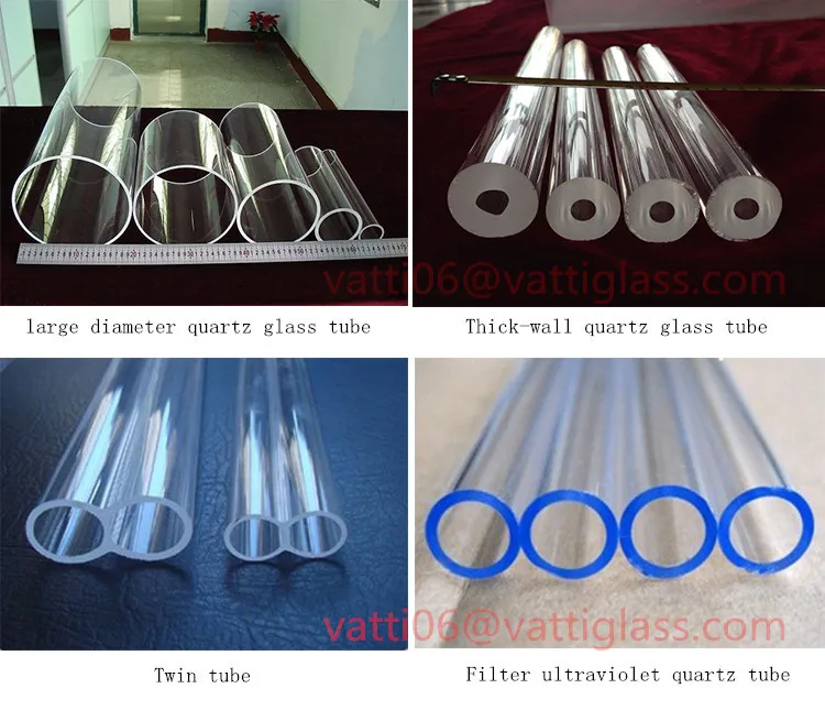 Fire Polishing Large Diameter Quartz Glass Tube,Frosted Quartz Glass ...