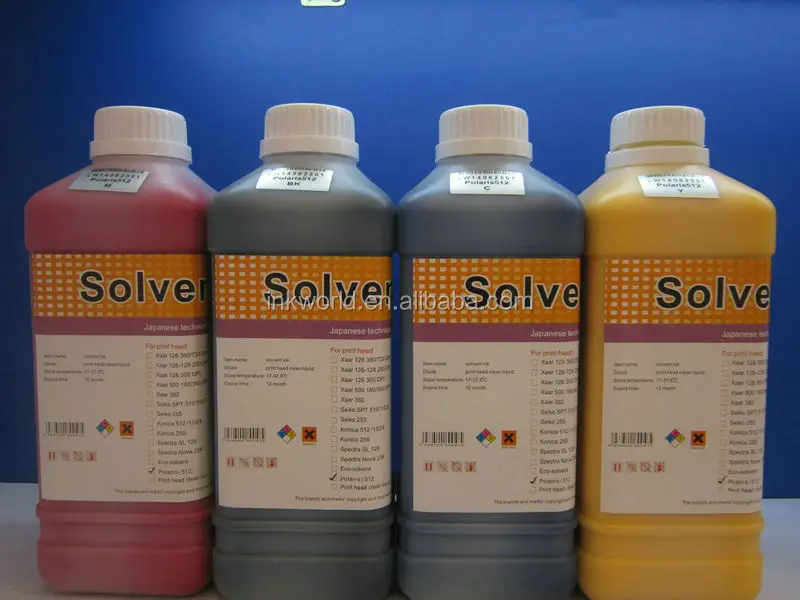 500ml 1l Ecosolvent Eco-solvent Vinyl Printing Ink Eco Solvent Ink For ...