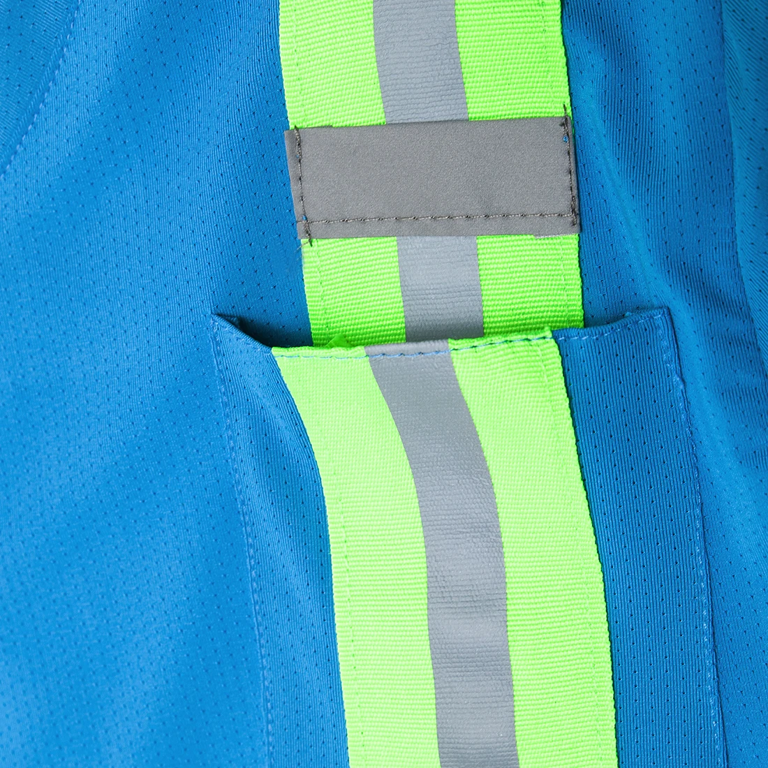 Custom High Vis Shirt 100% Polyester Security Shirts Reflective Logo ...