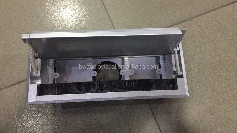 Bw Aluminum Flip Up Top Cover Socket Panel Empty Box With Brush - Buy ...