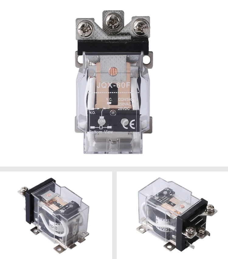 High Power 60a 250vac/30vdc Car Relay /auto Relay/voltage Relay (jqx ...