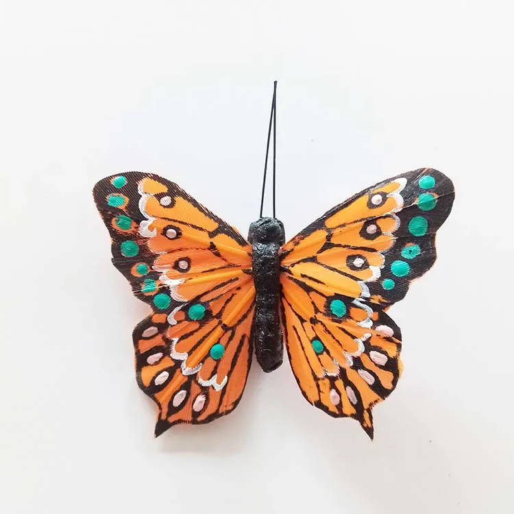 Assorted Colors Artificial Butterfly Wire Butterflies for Wedding ...