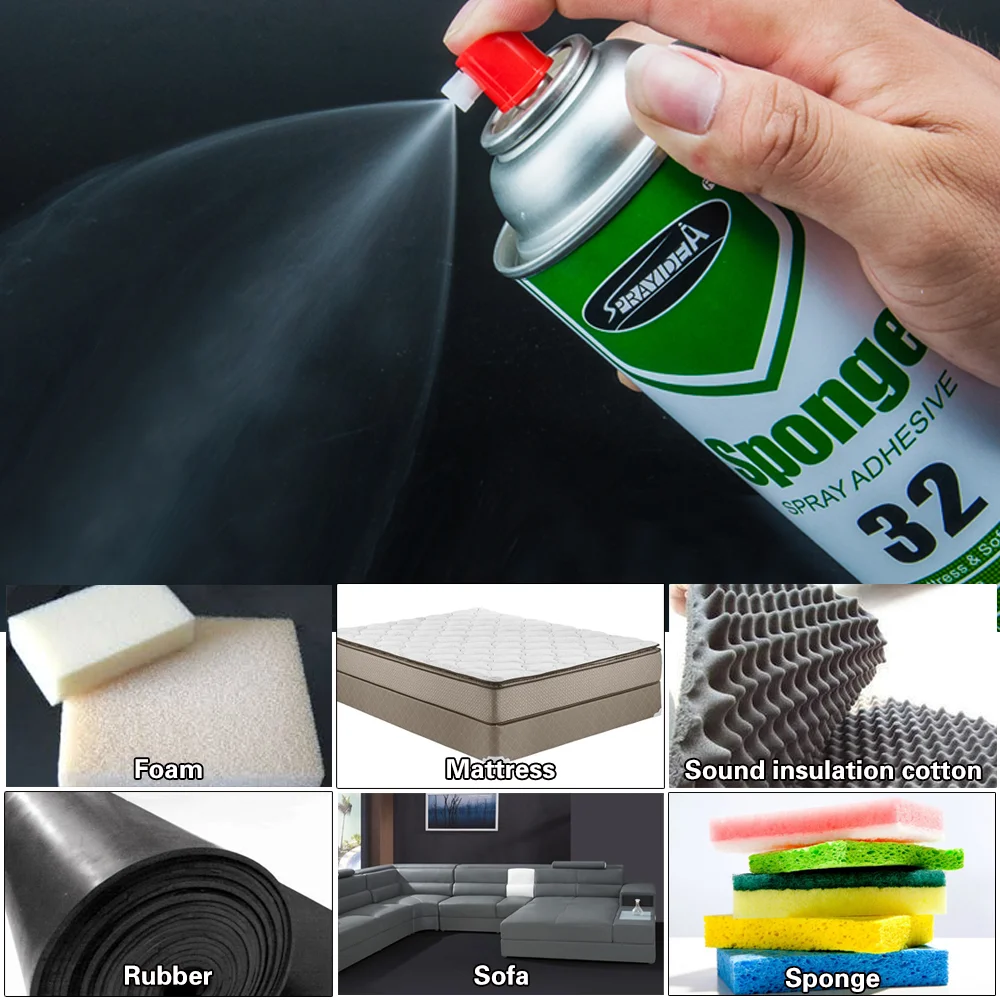 Sprayidea Resistant To Heat Sponge Foam Spray Adhesive for Foam/Sponge Materials(id:10584370 ...