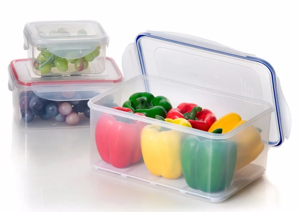 Wanzqhong Cookware Sets Easy Stackable Plastic Food Storage Container ...