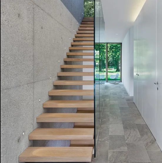 Invisible Stairs Stringer Diy Floating Staircase Maple Stair Tread ...