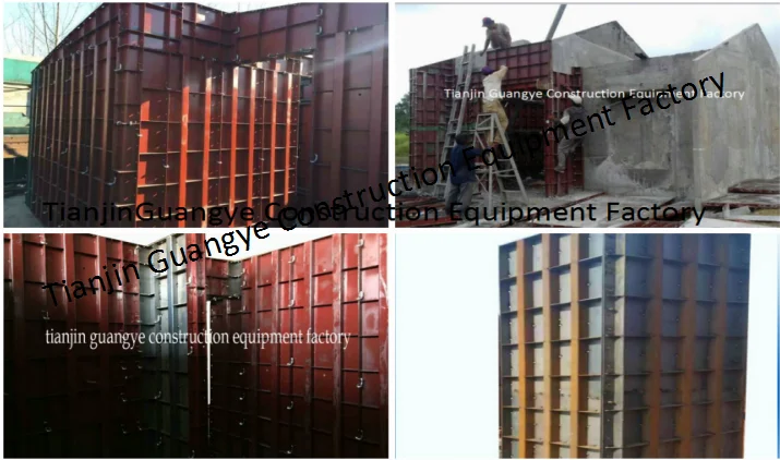 Concrete Wall Metal Forms/concrete Permanent Formwork System - Buy ...