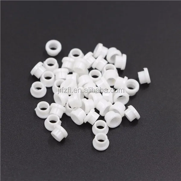 Black White Round Transparent Clear Plastic Grommets