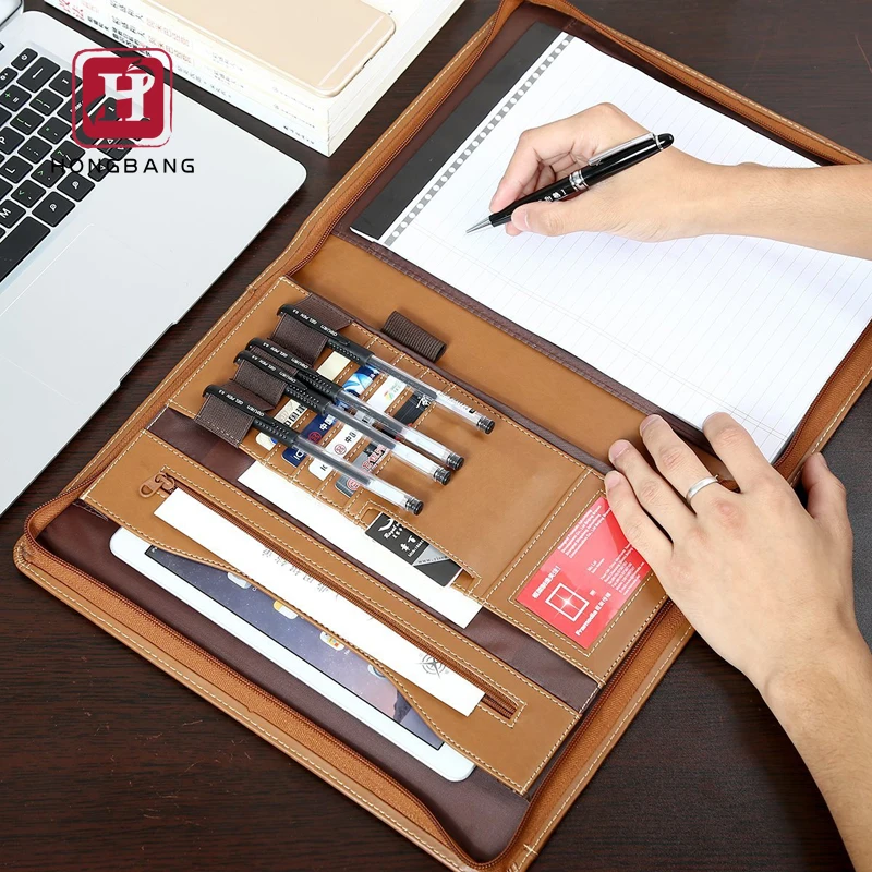 A4 File Folder Padfolio Custom Writing Pad Business Presentation Folder ...