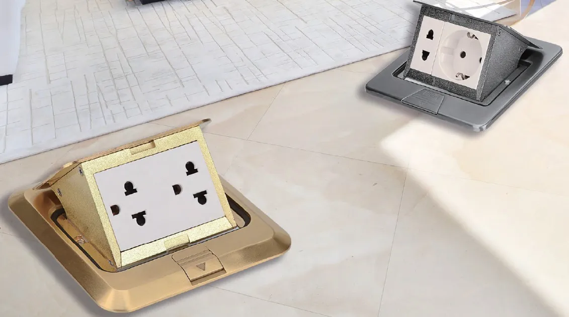 Flexible Assembly Functional Parts Electrical Waterproof Floor Socket ...