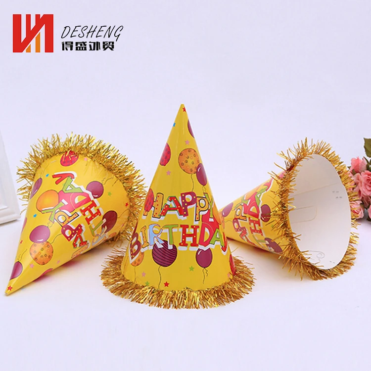 Wholesale Cheap Colorful Decoration Paper Hats Party Hat Children's ...