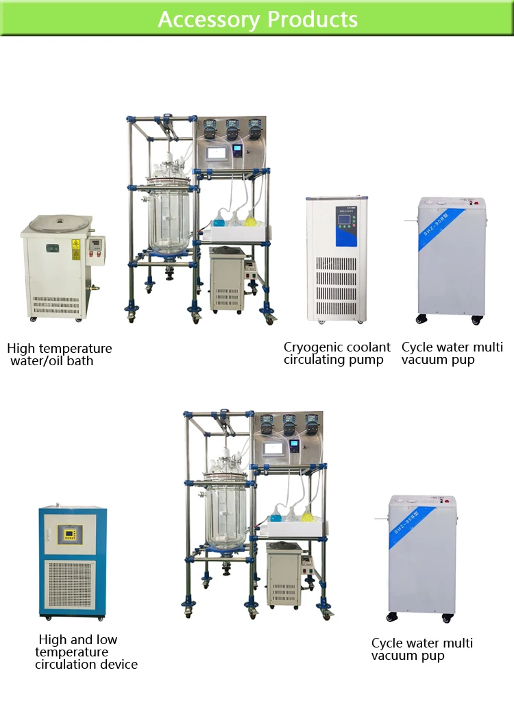 Disesuaikan 50l Bahan Baterai Lithium Presursor Otomatis Reaktor ...