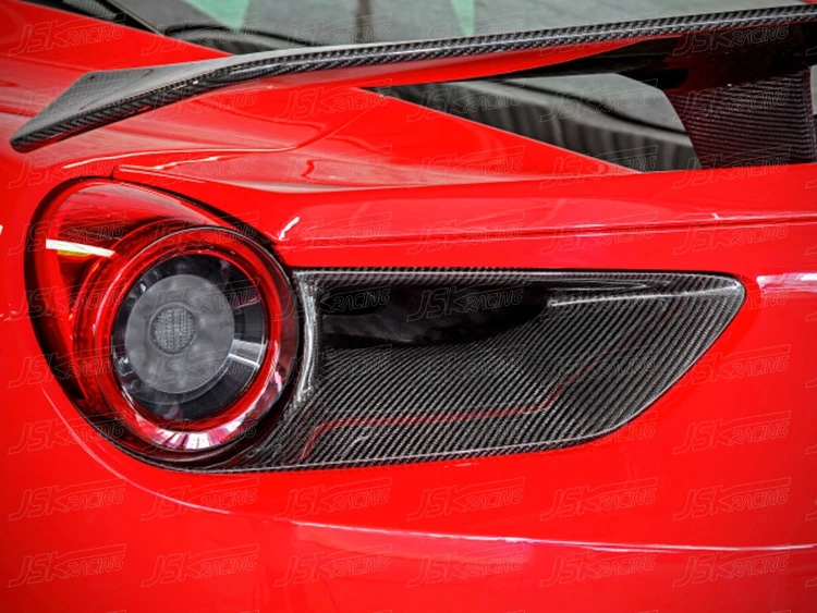 Carbon Fiber Rear Light Cover For Ferrari 488 Gtb Spider - Buy 488 ...
