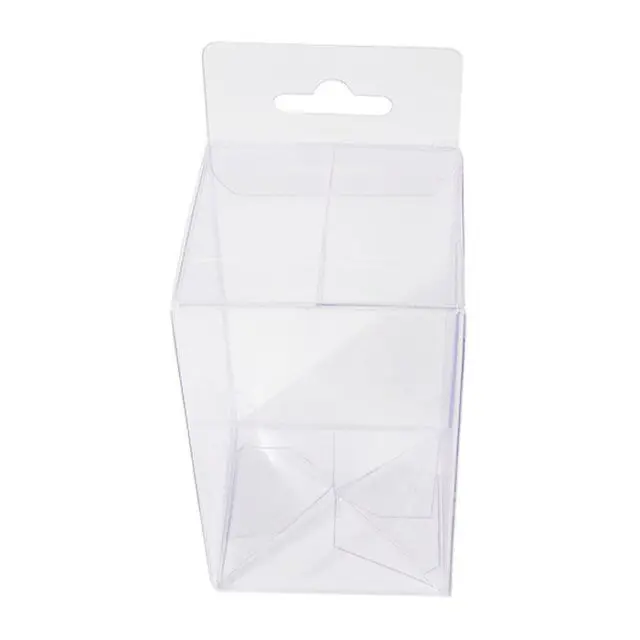 4x4x4 Plastic Clear Pet Pvc Fold Box For Gift Display Packaging - Buy ...