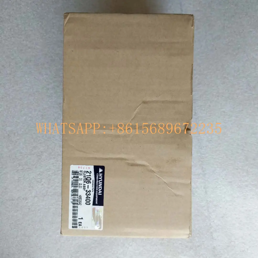 Excavator Cluster Assy 21q6-33400 21q6-33401 21q6-30104 For Excavator ...