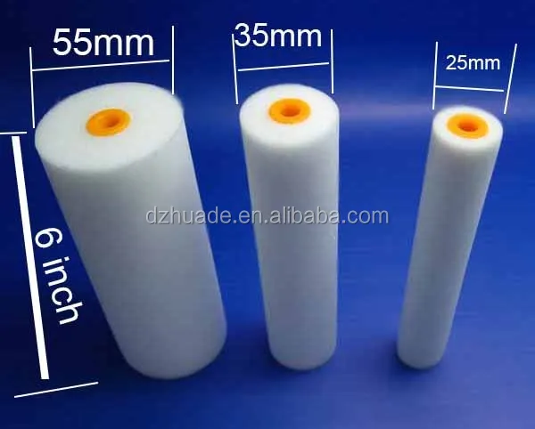 Paint Roller:6 Inch Foam Roller Sponge Roller Length 15cm,Polyester ...