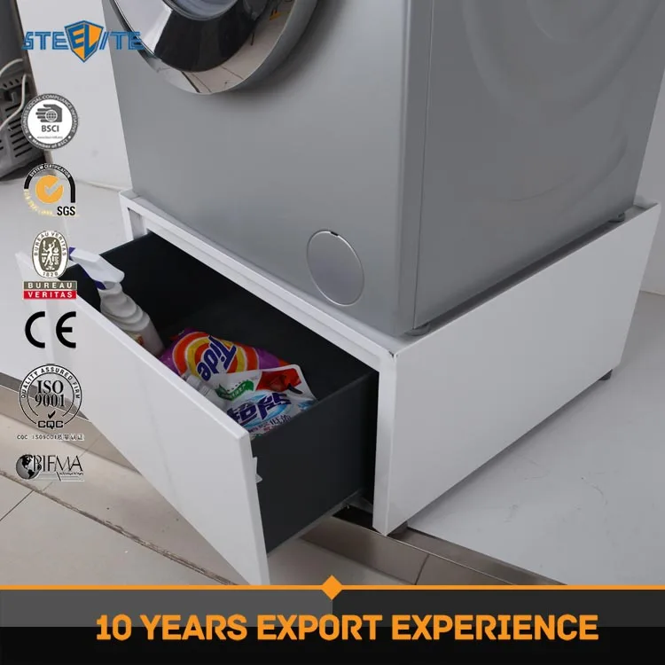 Free Standing Washing Machine Stand With A Storage Drawer - Buy Washing ...