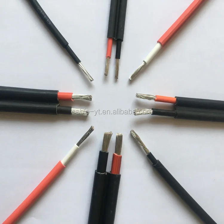 2x1.5mm2 2x2.5mm2 2x4mm2 2x6mm2 2x10mm Pv1f Twin Core Solar System ...