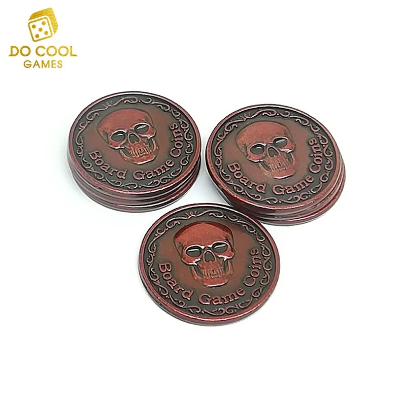 Factory Custom Game Metal Counters For Board Game - Buy Metal Counters ...