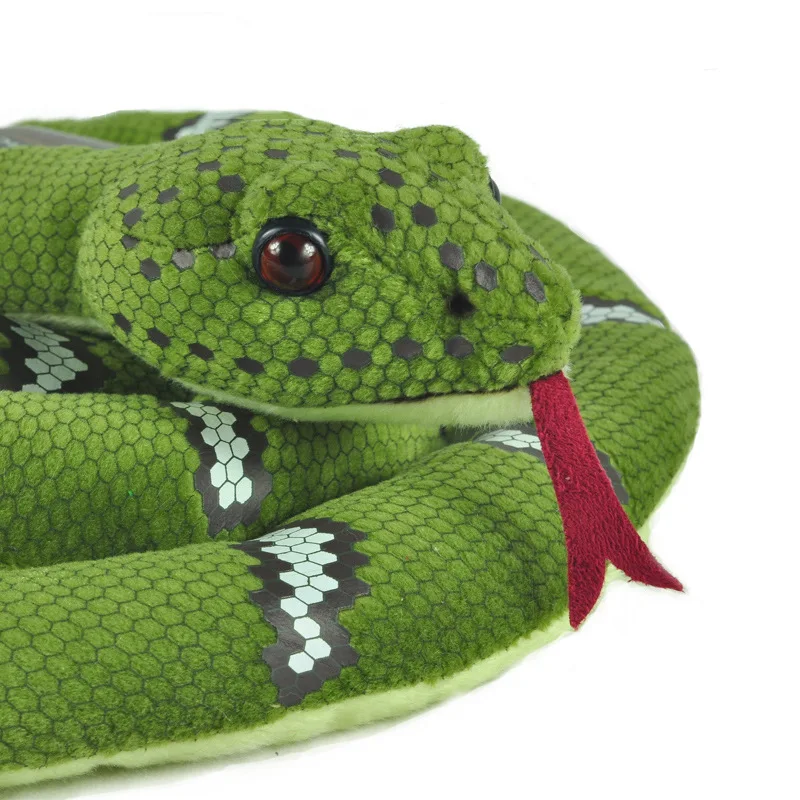 Lovely Custom Cute Green Snake Stuffed Animal Plush Toy - Buy Novelty ...