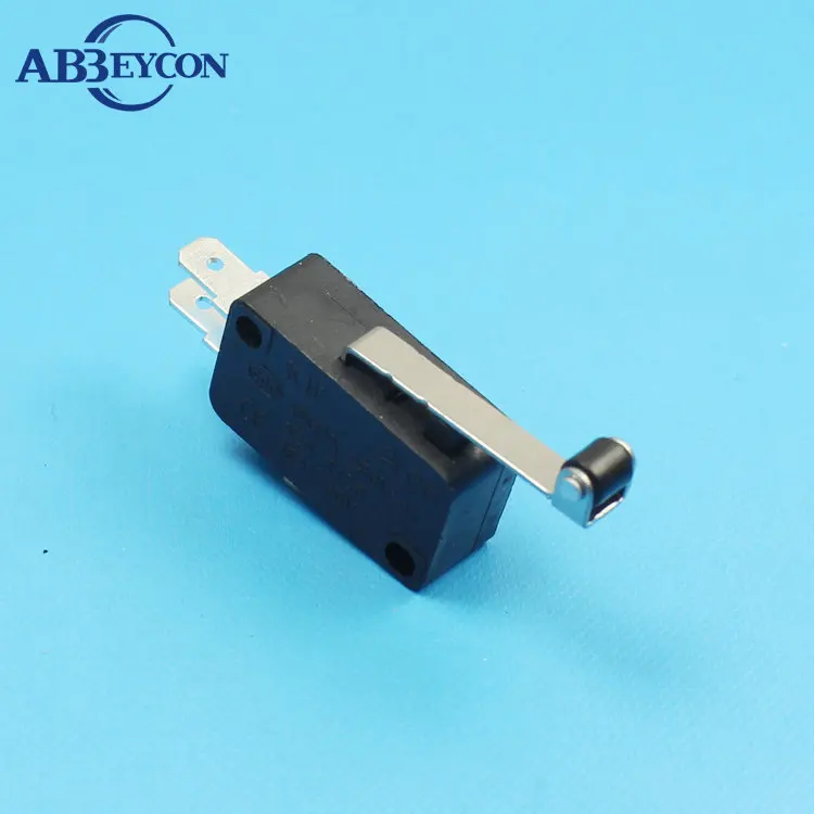 New Style M16 3 Pin Spdt Mini 40t85 5a 250v Roller Lever Wire Micro ...