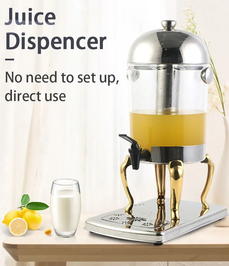 8l Luxury Fruit Juice Dispenser Beverage Dispenser For Buffet Use - Buy ...