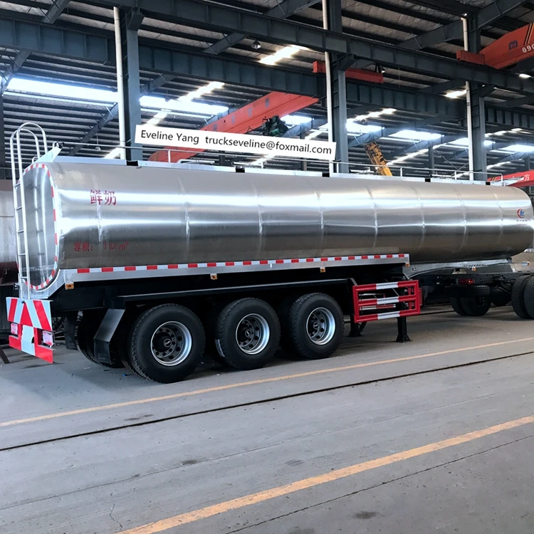 30 Tons 314l 4 Warehouse Stainless Insulated Milk Trailer For Sale ...