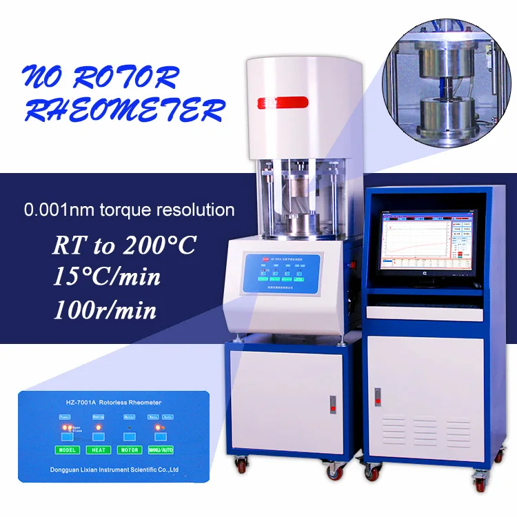 Test Scorch Time Rheometer For Rubber - Buy Rubber Rheometer,Moving Die ...