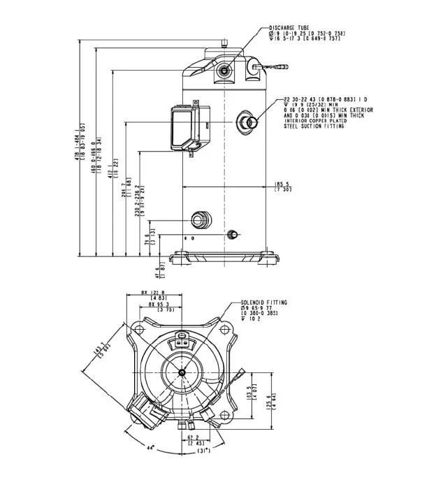 R404A Copeland Scroll Compressor - High Efficiency Parts