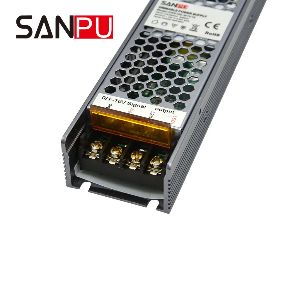 Sanpu 0-10v And Triac Dimmable 110v 100w 220v Dc Power Supply 8a ...