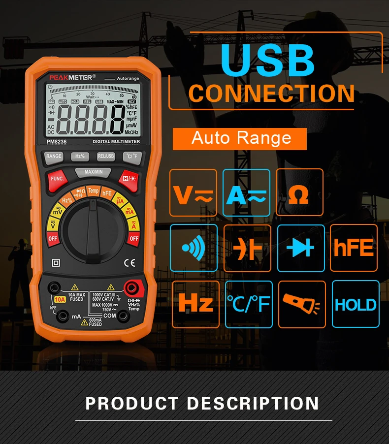Usb-voltmeter Oem-service Dual-bank-labor-multimeter Digital-usb ...