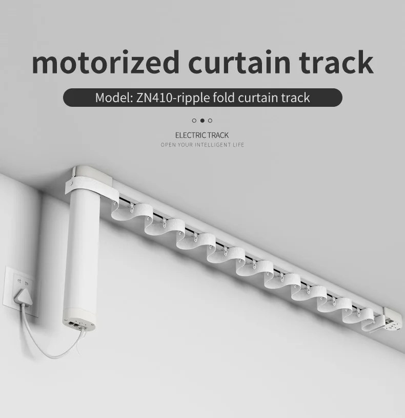 Smart Electric Curtain Control - Heavy-Duty Silent Tracks