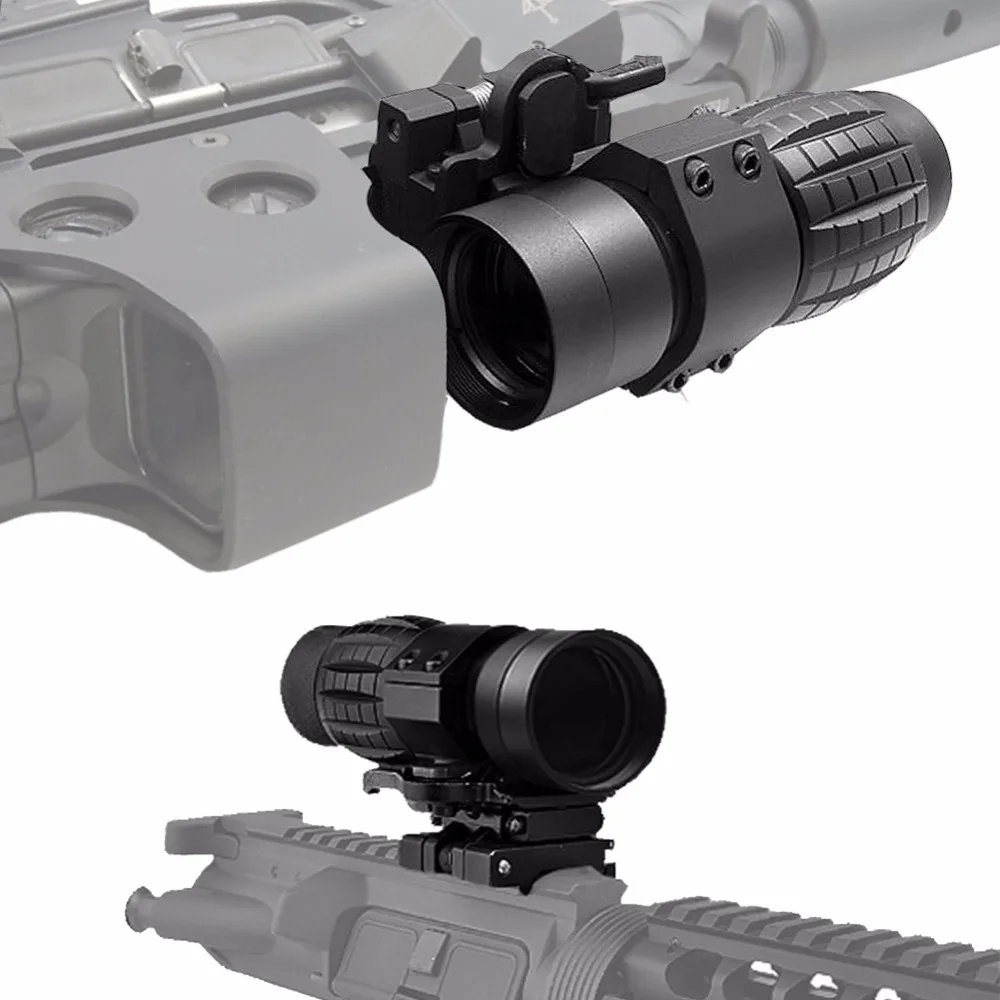 Tactical 3x Magnifier Scope Airsoft Rifle Scope Focus Adjusted With ...