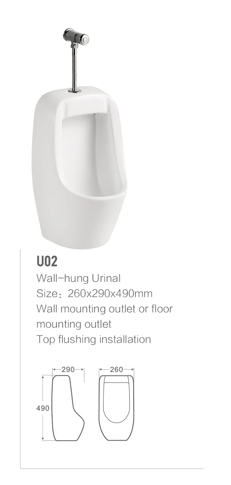 Bathroom Wc Wall Hung Urinal Ceramic Urine Basin For Toilet Price - Buy ...