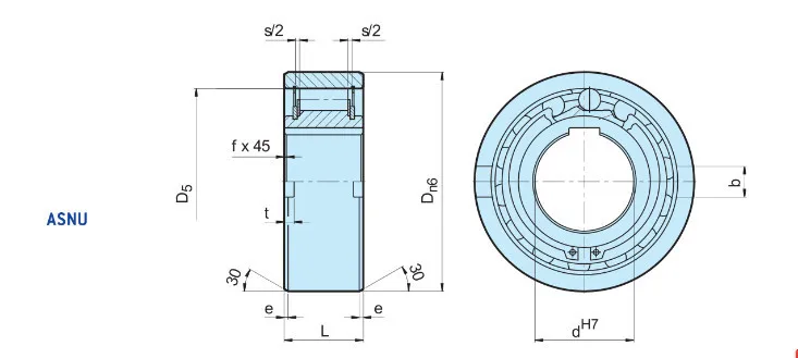ASNU12 NFS12 TFS12 Freewheel One Way Clutch Bearing Manufacturer ...