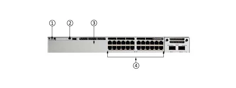 Original New Cisco Switch Catalyst 9300 24-port Poe+gigabit Ethernet ...