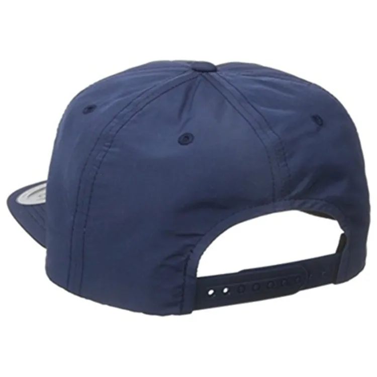 Flat Bill Unstructured 5 Panel Snapback Hat Cap - Buy Unstructured ...