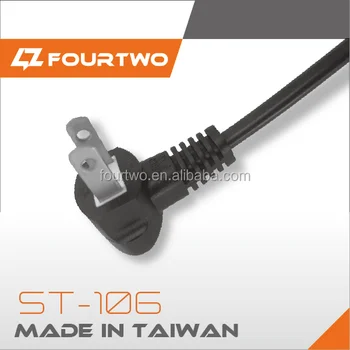 Pse/jet Approved 110v Ac Power Cable Japan 2-pin Plug - Buy Japan 2-pin ...