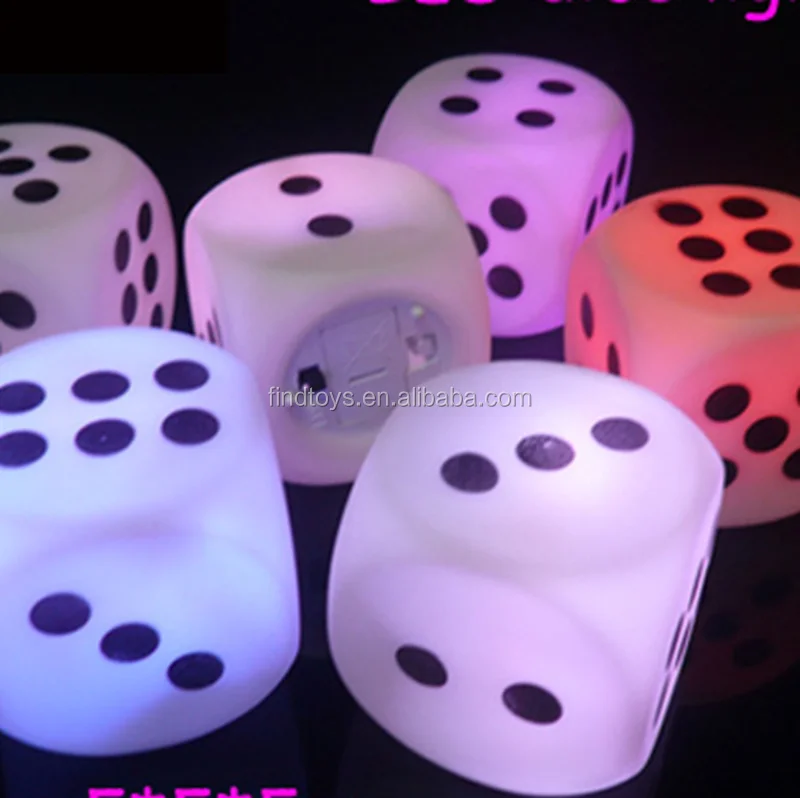 LED Dice - Fun Party Decoration for Events & Promotions