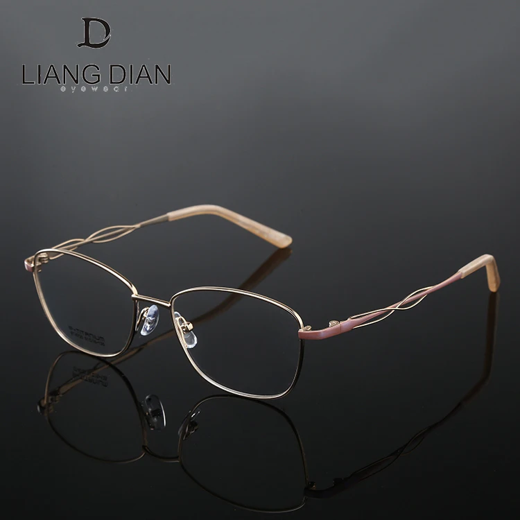 Luxury Eyeglasses Frame,New Design Titanium Thin Temple Latest Glasses ...