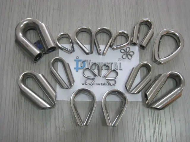 Electric Galvanized US Type G414 Wire Rope Thimble Products from Qingdao Yumetal Hardware ...