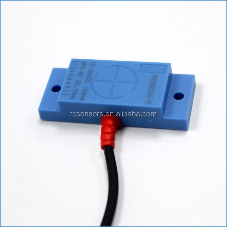 FKC2210 series 10mm sensing 12-24V dc PNP NO flat capacitive proximity ...