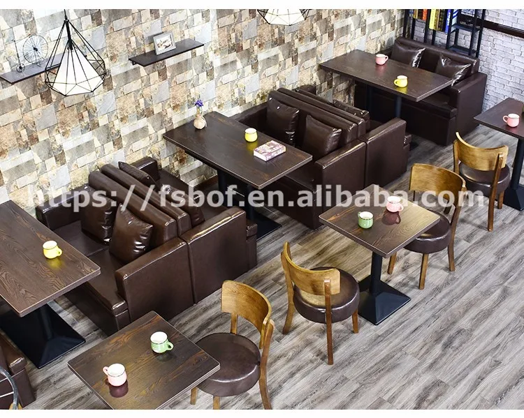 Used New Restaurant Booths Wholesale Cafe Furniture Leather Booth Sofa ...