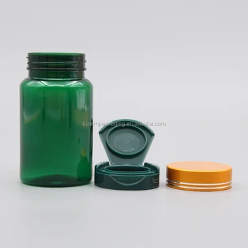 Dark Green 150ml Plastic Capsule Container,Pet Medical Pills Bottle ...